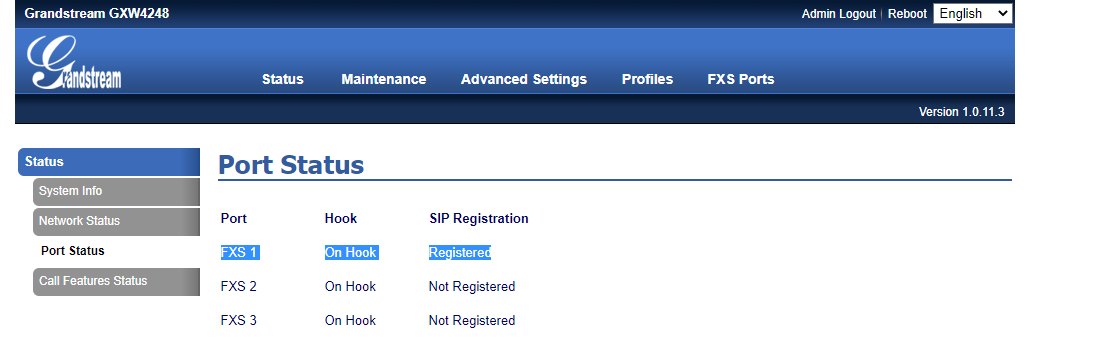 Grandstream Gateway Setup – RingRx Support